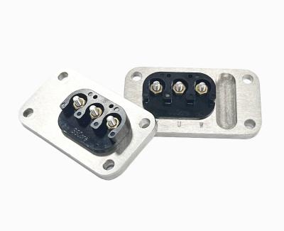 China 45 Steel Hermetic Single Seal Terminals - 30A 600V Rating, -70°C to 300°C Temperature Range with Electroless Nickel Plating for sale