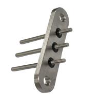 China Hermetic Single Seal Terminals for Fristam Pumps - 600V 30A Rating with -70°C to 300°C Temperature Range for sale