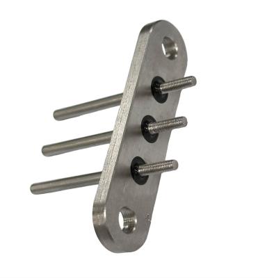 China Hermetic Single Seal Terminals for Fristam Pumps - 600V 30A Rating with -70°C to 300°C Temperature Range for sale