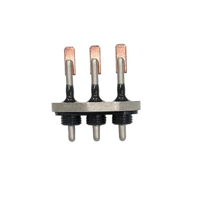 China 45Steel Hermetic Compressor Terminals 72V-810V Voltage Rating with 10A-30A Current Range and -70°C to 300°C Temperature Tolerance for sale