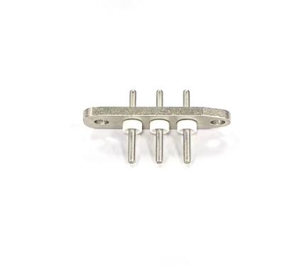 China 45 Steel Hermetic Compressor Terminals with Fixation Bolts - 10A-30A Current, -70°C to 300°C Temperature Range for sale