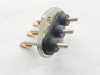 China Hermetic EV Connector 20A Panel Mount Glass and Ceramic Insulator 12V-540V for sale