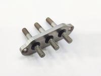 China 45 Steel Hermetic Single Seal Terminals 30A 600V with Electroless Nickel Plating for Industrial Applications for sale