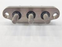 China 45 Steel Hermetic Single Seal Terminals 30A 600V with Electroless Nickel Plating for Industrial Applications for sale