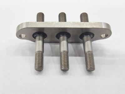 China 45 Steel Hermetic Single Seal Terminals 30A 600V with Electroless Nickel Plating for Industrial Applications for sale