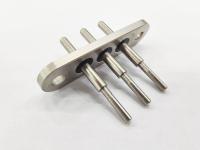 China SSCore Hermetic Single Seal Terminals 30A 600V with Electroless Nickel Plating for Industrial Applications -70°C to 300°C Temperature Range for sale
