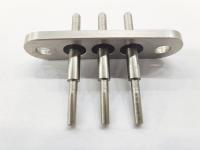 China SSCore Hermetic Single Seal Terminals 30A 600V with Electroless Nickel Plating for Industrial Applications -70°C to 300°C Temperature Range for sale