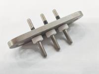 China Hermetic Single Seal Terminals 45 Steel Electroless Nickel Plating -70°C to 300°C 600V 30A for sale