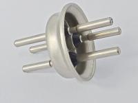 China Fridge Compressor Terminals 4J28 Pin 20A-30A 200V-400V with Electroless Nickel Surface Treatment for sale