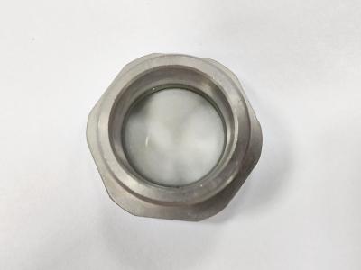 China Hermetic Sight Glass 1215 Steel Glass to Metal Seal 6MPa 10MPa Threaded Flanged for sale