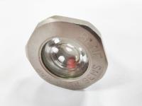 China Hermetic Sight Glass 1215 Steel Flanged Connection 6MPa to 10MPa Glass to Metal Seal for sale