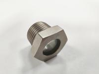 China Hermetic Sight Glass 1215 Steel Glass to Metal Seal Threaded Flanged 6MPa 10MPa for sale