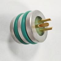 China Hermetic Seal Connectors 45 Steel 100A-300A 220V-600V with Glass Insulation and Electroless Nickel Coating for sale