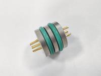 China Hermetic Seal Connectors 45 Steel 100A-300A 220V-600V with Glass Insulation and Electroless Nickel Coating for sale