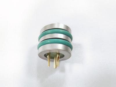 China Hermetic Seal Connectors 45 Steel 100A-300A 220V-600V with Glass Insulation and Electroless Nickel Coating for sale