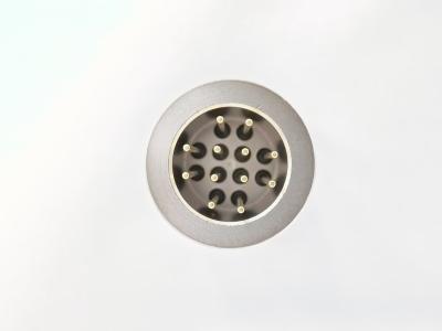 China 100A-300A Hermetic Seal Connectors with Glass Insulation and Electroless Nickel Plating for -70°C to +300°C Applications for sale