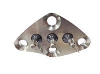 China Hermetic EV Connector 12V-540V 20A Glass and Ceramic Insulated Panel Mount for sale