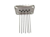 China Hermetic Feedthrough Connectors Mounting Screw 45 Steel Core Column 0.5mm-3.2mm for sale