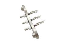 China Nickel Plated 45Steel Hermetic Compressor Terminals 10A-30A Current 72V-810V Voltage Range for sale