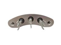 China Nickel Plated 45Steel Hermetic Compressor Terminals 10A-30A Current 72V-810V Voltage Range for sale