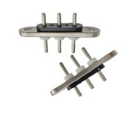 China Electroless Nickel Hermetic Compressor Terminals 10A-30A with -70℃ to 300℃ Temperature Range and Bolt Mounting for sale