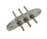 China Electroless Nickel Plated Hermetic Compressor Terminal 10A-30A Current Rating with -70℃ to +300℃ Temperature Range for sale