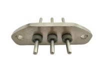 China Electroless Nickel Plated Hermetic Compressor Terminal 10A-30A Current Rating with -70℃ to +300℃ Temperature Range for sale