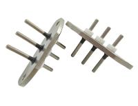 China Electroless Nickel Plated Hermetic Compressor Terminals 10A-30A Current -70℃ to +300℃ Temperature Range for sale