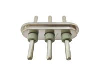 China Hermetic EV Connector Panel Mount 20A 12V-540V Glass Ceramic Insulator for sale