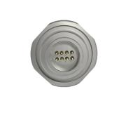 China 4J50 Alloy Pin Hermetic Feedthrough Connector 304 Stainless Steel 500MΩ Insulator for sale