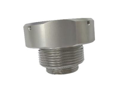 China 4J50 Alloy Pin Hermetic Feedthrough Connector 304 Stainless Steel 500MΩ Insulator for sale