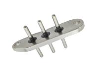 China 45 Steel SUH446 Stainless Steel Hermetic Terminal ELAN 48 Glass 30A 3000VAC for sale