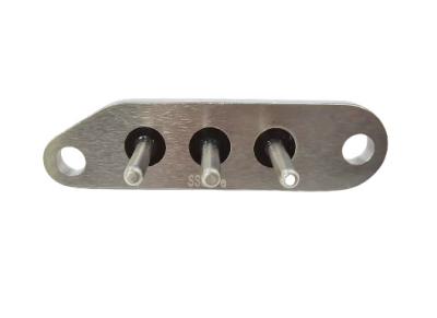 China 45 Steel SUH446 Stainless Steel Hermetic Terminal ELAN 48 Glass 30A 3000VAC for sale