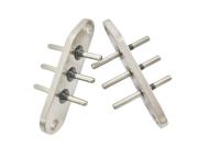 China 45 Steel SUH446 Stainless Steel Hermetic Terminal ELAN 48 Glass 30A 3000VAC for sale