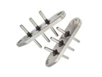 China 45 Steel SUH446 Stainless Steel Hermetic Terminal ELAN 48 Glass 30A 3000VAC for sale