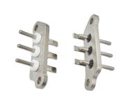 China Nickel-Plated Short Welding Tab Sealed Terminal 30.6mm Needle Length 1000MΩ Insulation Resistance for sale