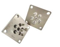 China 6-Core Bimetallic Nickel-Plated Double Welding Tab Sealed Terminal Block 35A for sale