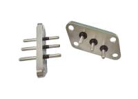 China 36mm Steel Pin Sealing Terminal for EV Compressor 30A Max Current -40°C to 150°C for sale