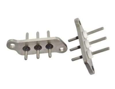 China 40mm Steel Needle for EV Compressor Terminal Insulated 1000MΩ 1000VDC Nickel Plated 3-5μm for sale