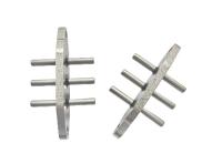 China SUH446 Stainless Steel Pins with 2-5μm Nickel Plating for 30A Compressor Sealed Terminal for sale