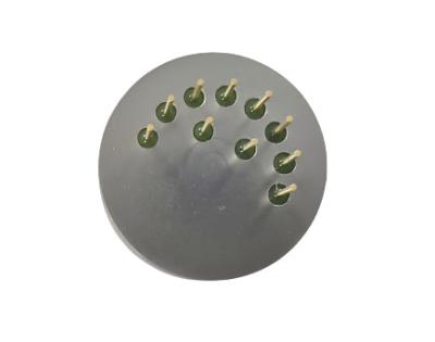 China 321 Stainless Steel Long Needle Pin Gold Plated 30μin for 10 Core Connector Hermetic Seal for sale