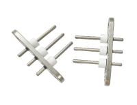 China SSCore Hermetic EV Connector 20A Panel Mount Glass Ceramic Insulator IATF16949 for sale