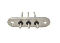 China SSCore Hermetic EV Connector 20A Panel Mount Glass Ceramic Insulator IATF16949 for sale