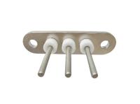China SSCore Hermetic EV Connector 20A Panel Mount Glass Ceramic Insulator IATF16949 for sale