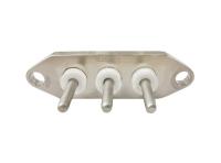 China Panel Mount Hermetic EV Connector 20A IATF16949 Glass Ceramic Insulator for sale