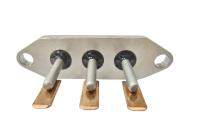 China Panel Mount Hermetic EV Connector 20A IATF16949 Glass Ceramic Insulator for sale