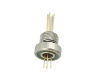 China Hermetic Feedthrough Connectors Electroless Nickel Plating 100MΩ 500VDC Insulator Resistance 304 Stainless Steel for sale