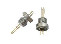 China Hermetic Feedthrough Connectors Electroless Nickel Plating 100MΩ 500VDC Insulator Resistance 304 Stainless Steel for sale