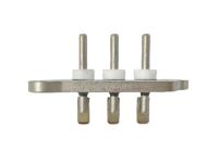 China Hermetic EV Connector 30A SUH446 Stainless Steel Pins Panel Mount 1000VDC for sale