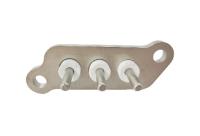 China Hermetic EV Connector 30A SUH446 Stainless Steel Pins Panel Mount 1000VDC for sale